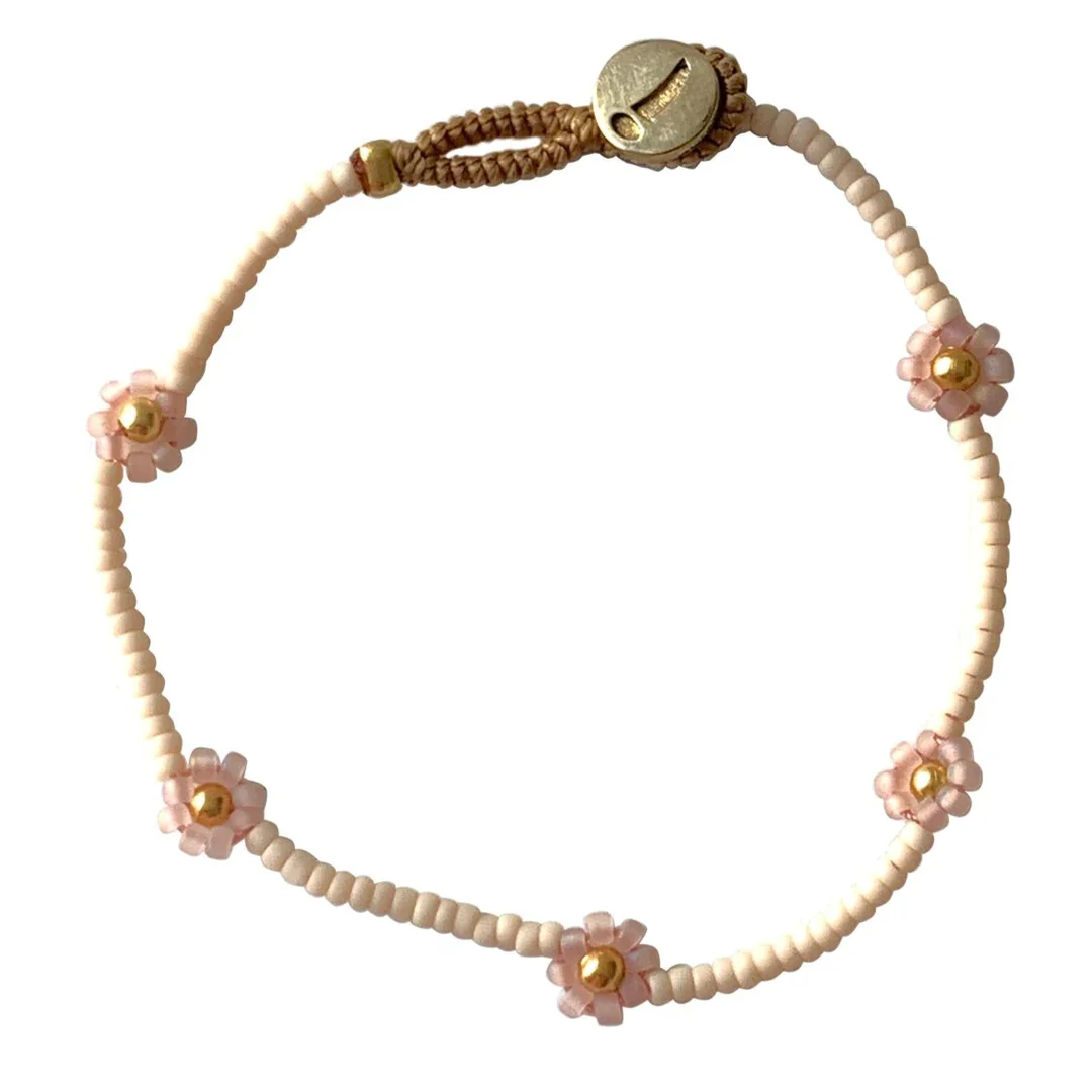 Lulu Daisy rundt armbånd med perler - køb det hos K's Have & Interieur